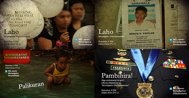 Mga isyung Pinoy sa 'Investigative Documentaries' | GMA News Online