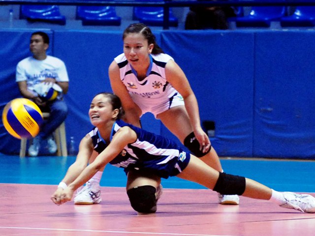 UAAP Volleyball: Lady Falcons stifle Lady Tams, force three-way tie ...