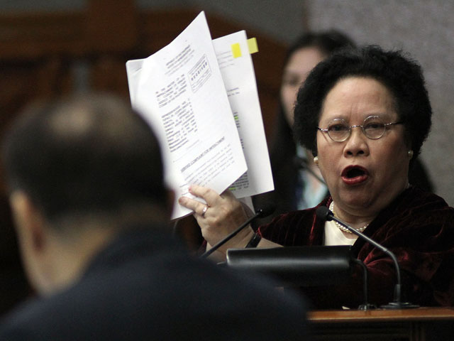 Bilang ng mga testigo sa Corona trial gustong pabawasan ni Miriam | GMA ...