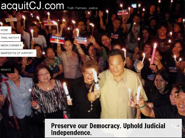 Defense launches 'Acquit Corona' website | GMA News Online