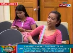 Babaeng nanakit sa GMA reporter sa Iloilo, hinatulang guilty sa kasong ...