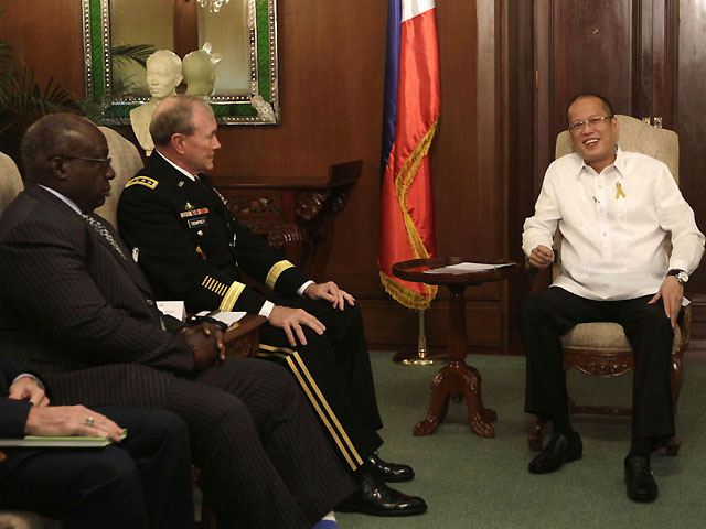 PNoy and US top general discuss Panatag, PHL defense posture | GMA News ...