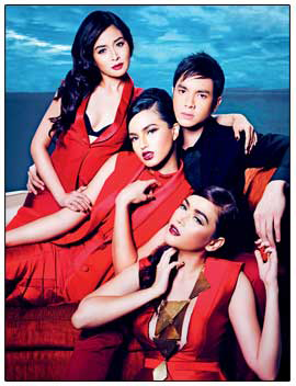 GMA-7’s rising talents grace MEGA Magazine's cover | GMA News Online