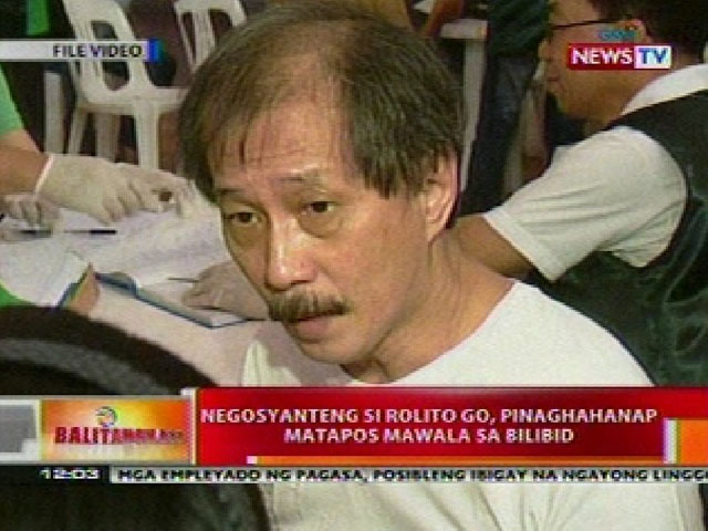 NBP insiders helped in Rolito Go abduction — NBI | GMA News Online