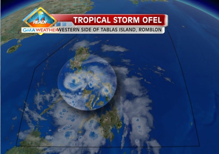 PAGASA: 'Ofel' makes landfall over Romblon; NCR, 36 other areas under ...