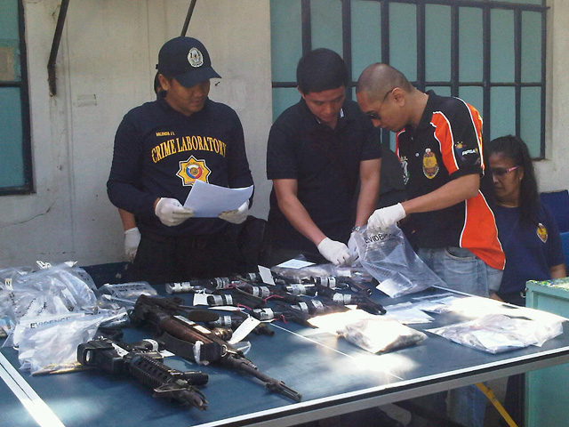 PNP crime lab turns over to NBI firearms used in Atimonan incident ...