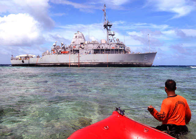 Opisyal at crew members ng USS Guardian, pinakakasuhan | GMA News Online