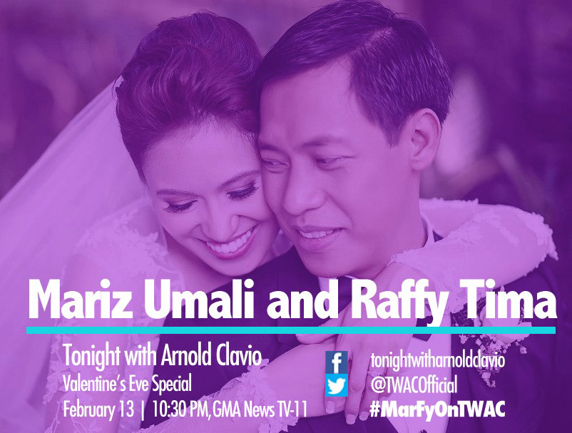 Best friends in love: Mariz and Raffy Tima on Tonight with Arnold ...
