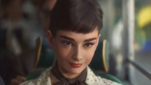 Audrey Hepburn is back from the dead, selling chocolates | GMA News Online