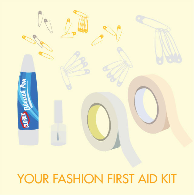 Fashion first aid for spills, stains, rips and other wardrobe mishaps ...