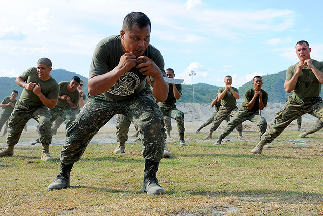 Defense chief Lorenzana: US troops stay inside camp, not targets of ...